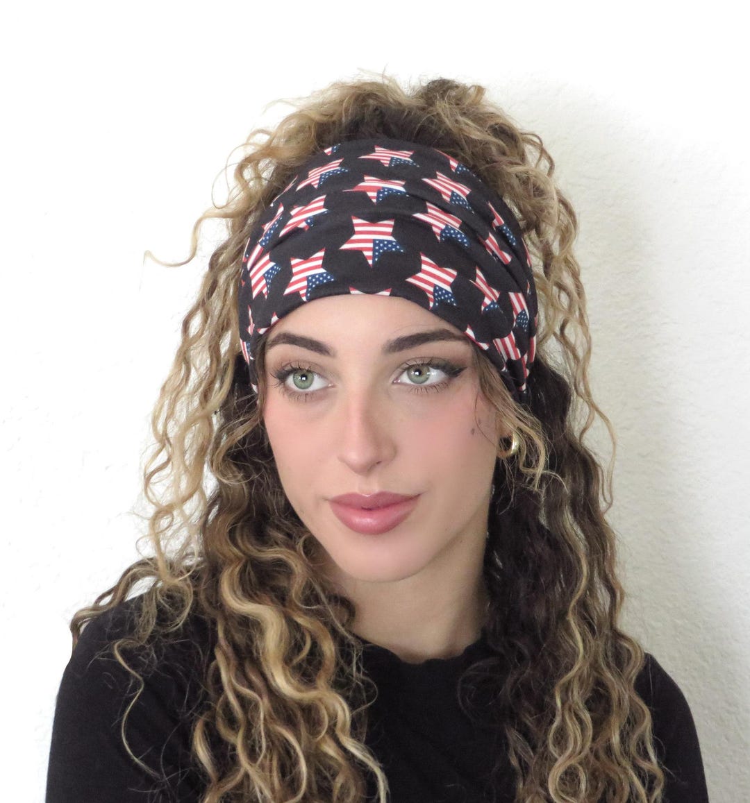 American Flag Headband, Independence Day Headband, Stars Headband, July ...