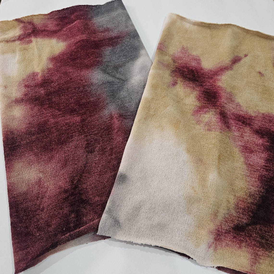 Tie Dye Wide Winter Headband, Boho Scrunchy Headband, Hippie Tube ...