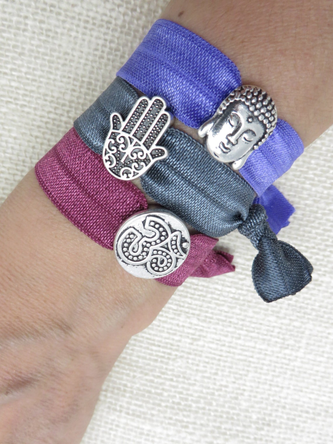 Yoga Hair Tie Bracelets Yoga Bracelets Grab Bag Hair Accessories ...