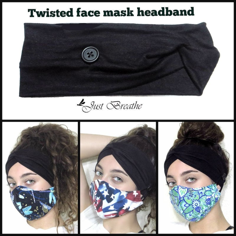 Button Headband - Etsy