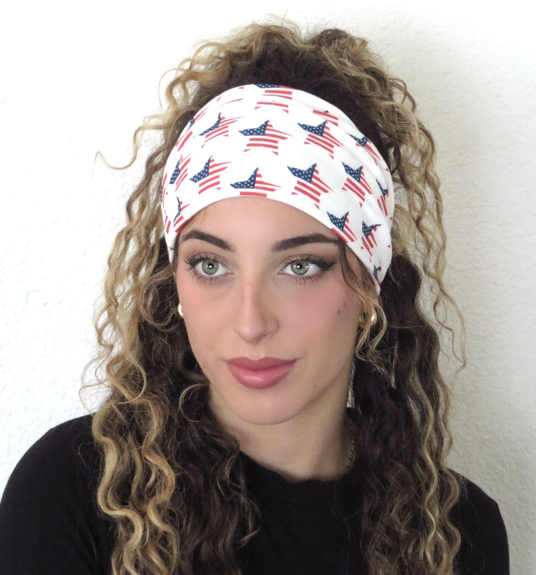 American Flag Headband, Independence Day Headband, Stars Headband, July ...