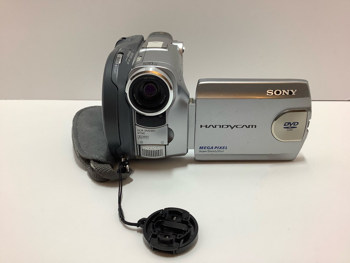 Sony HandyCam DCR-DVD301 Mini DVD Video Camera Recorder | Etsy