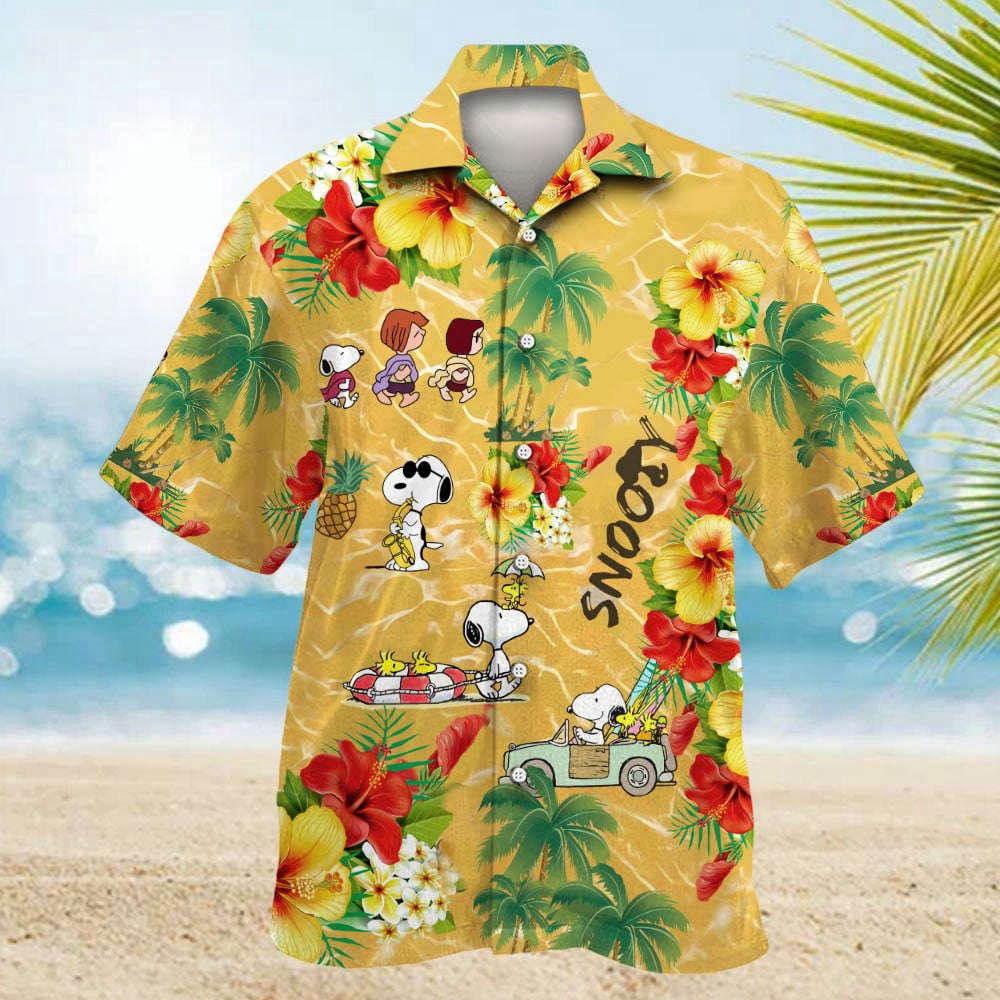 Snoopy Hawaiian Shirt Summer Aloha Shirt For Men Women sold by Jerico ...