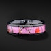 2 Piece Womens Camo Wedding Rings Pink Camo Ring Set Blue Camo ...