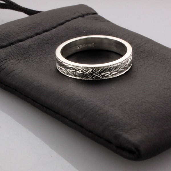 Hand Engraved Ring - Etsy
