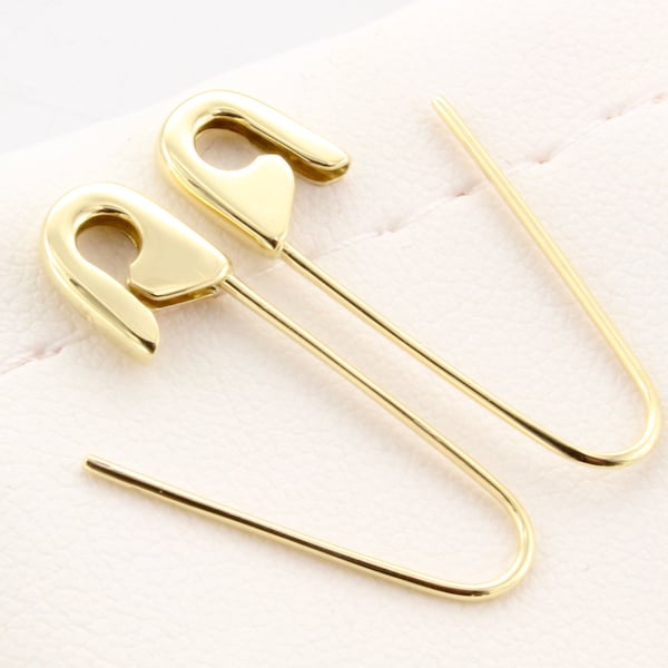 Safety Pin Earrings - Etsy
