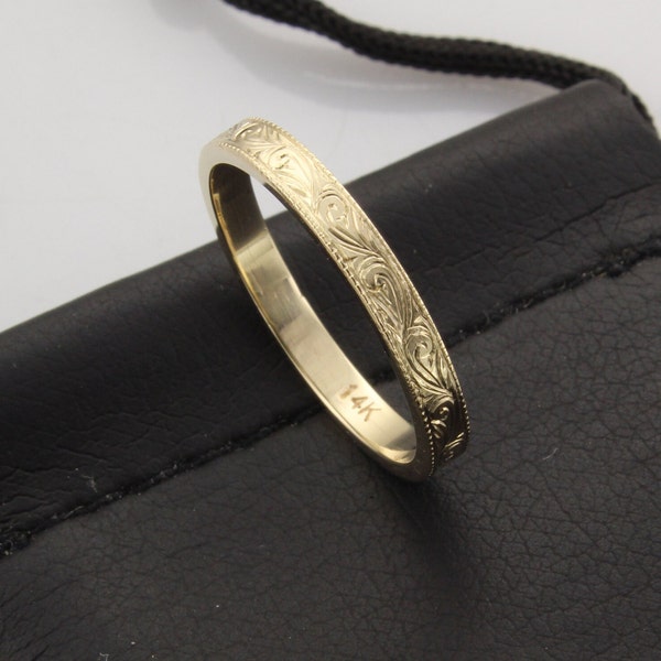 Hand Engraved Ring - Etsy