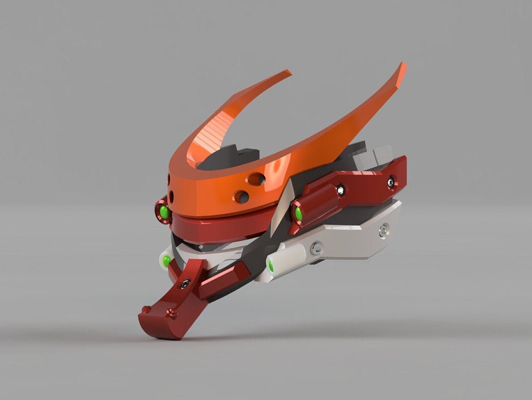 Evangelion Inspired Techwear/streetwear Mask Unit 02, STL - Etsy