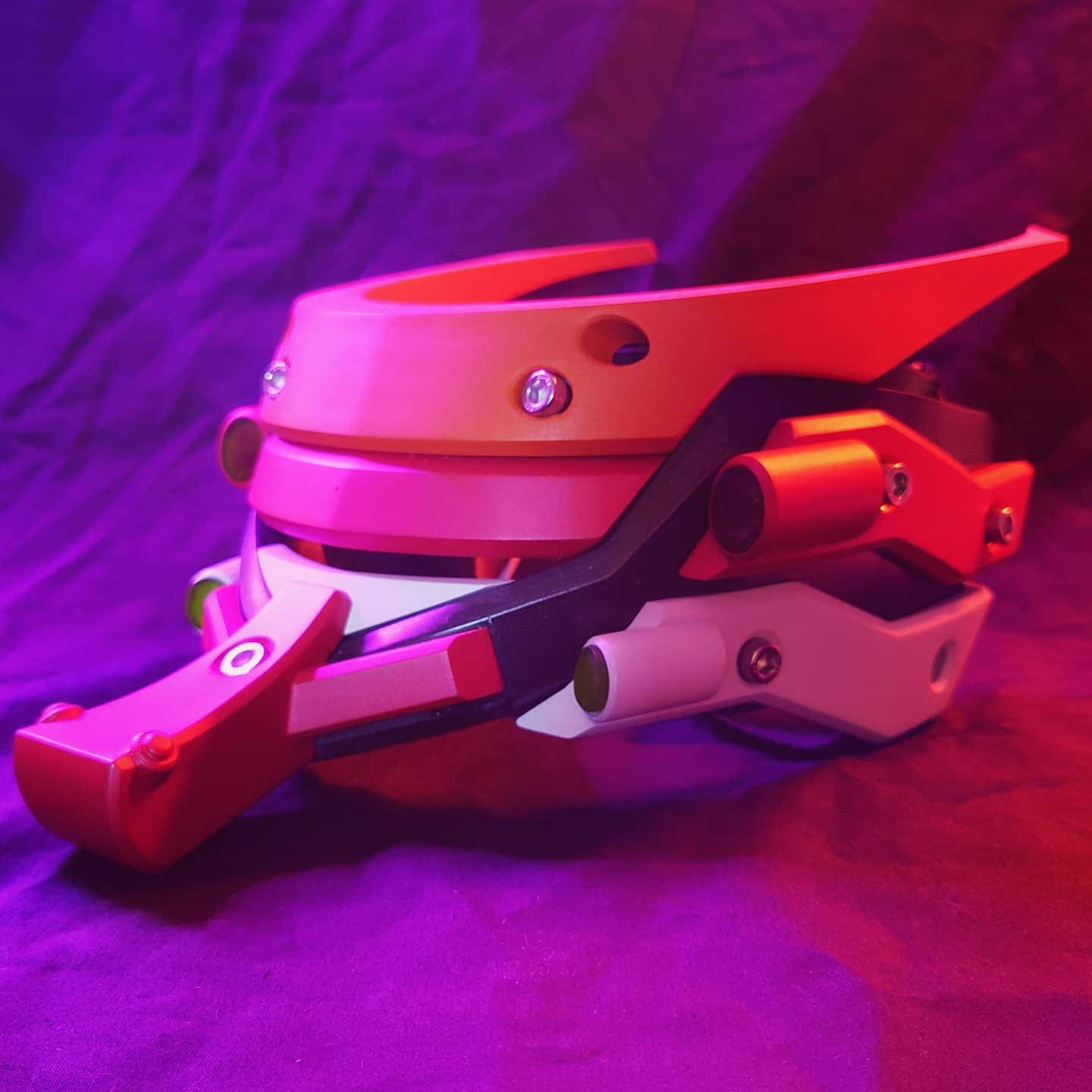 Evangelion Inspired Techwear/streetwear Mask Unit 02, STL - Etsy