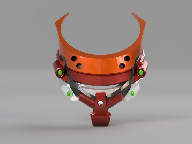 Evangelion Inspired Techwear/streetwear Mask Unit 02, STL - Etsy
