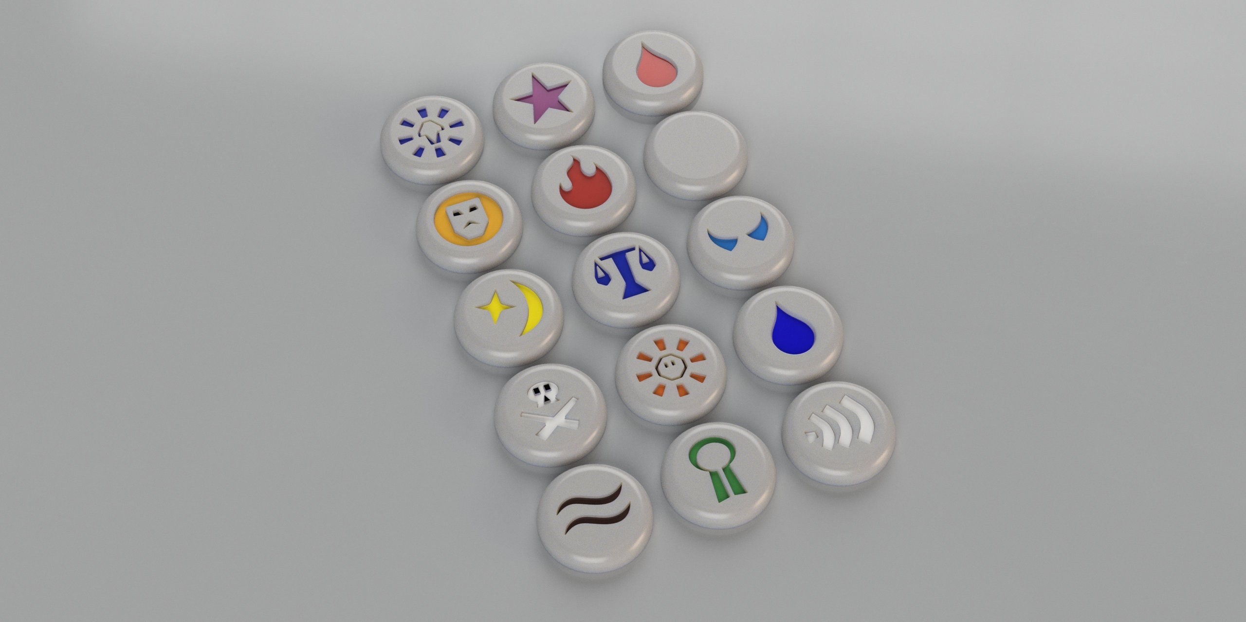 Old School Runescape Runes for 3D Printing Collection - Etsy