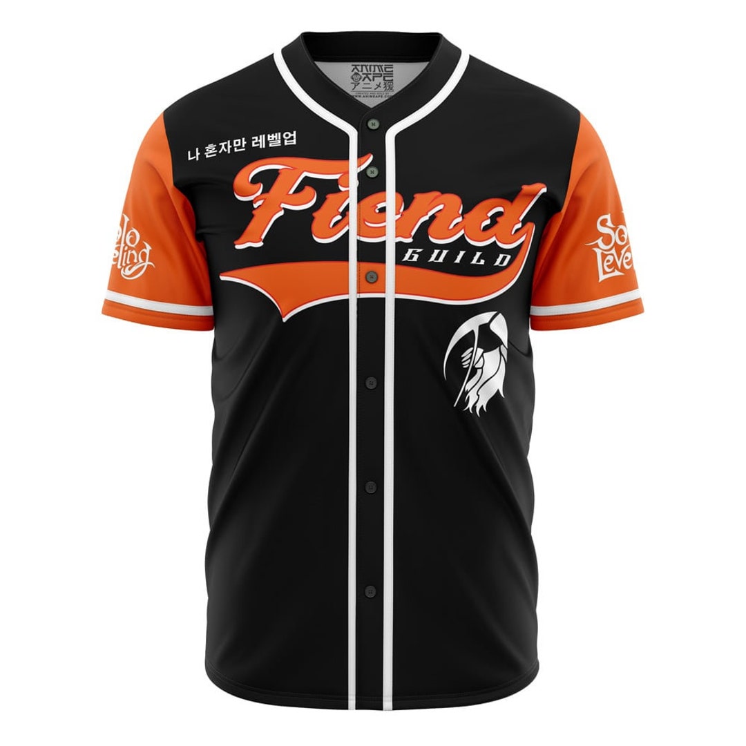 Fiend Guild Solo Leveling Baseball Jersey - Etsy