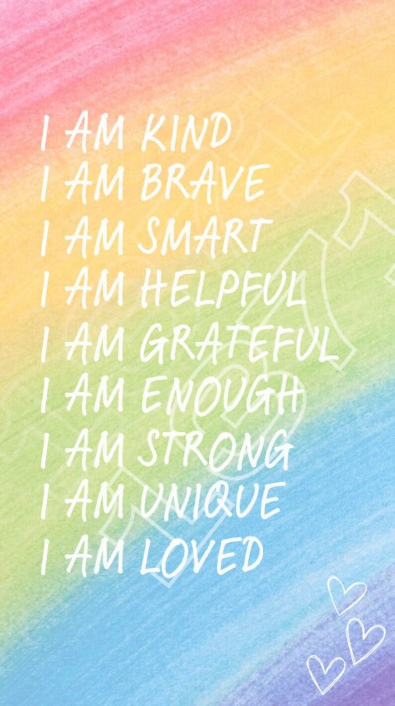 Affirmations for Kids, Classroom Posters, I Am Affirmations, Playroom ...