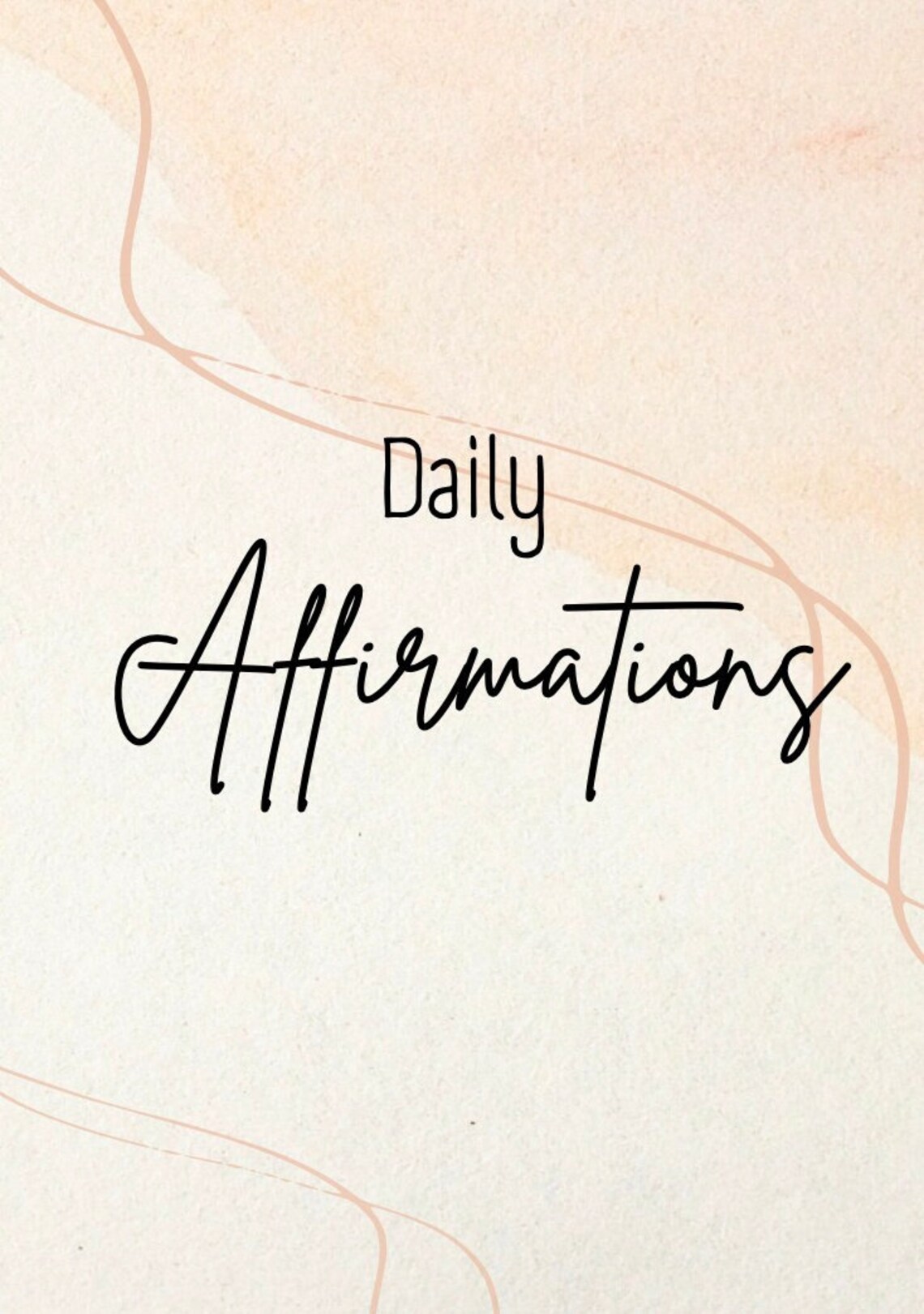 25 Affirmation Cards Printable, Affirmation Cards Digital, Vision Board ...