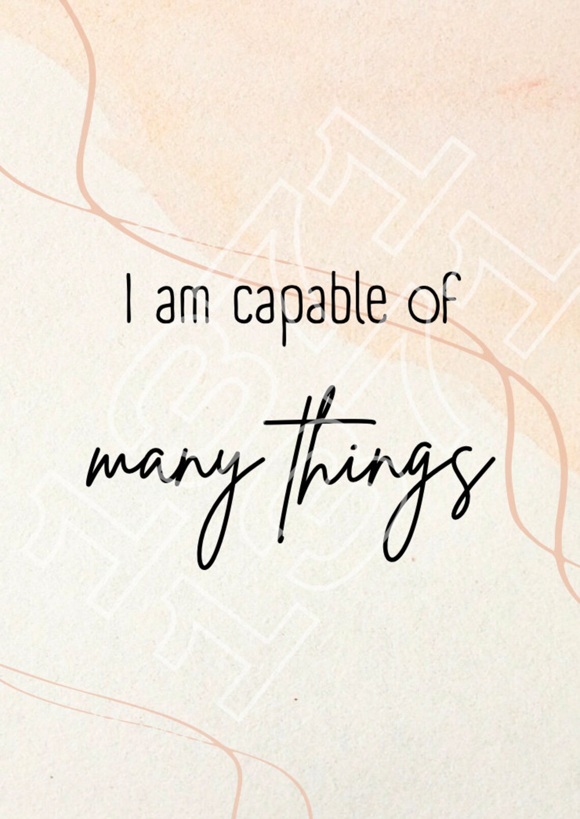 25 Affirmation Cards Printable, Affirmation Cards Digital, Vision Board ...