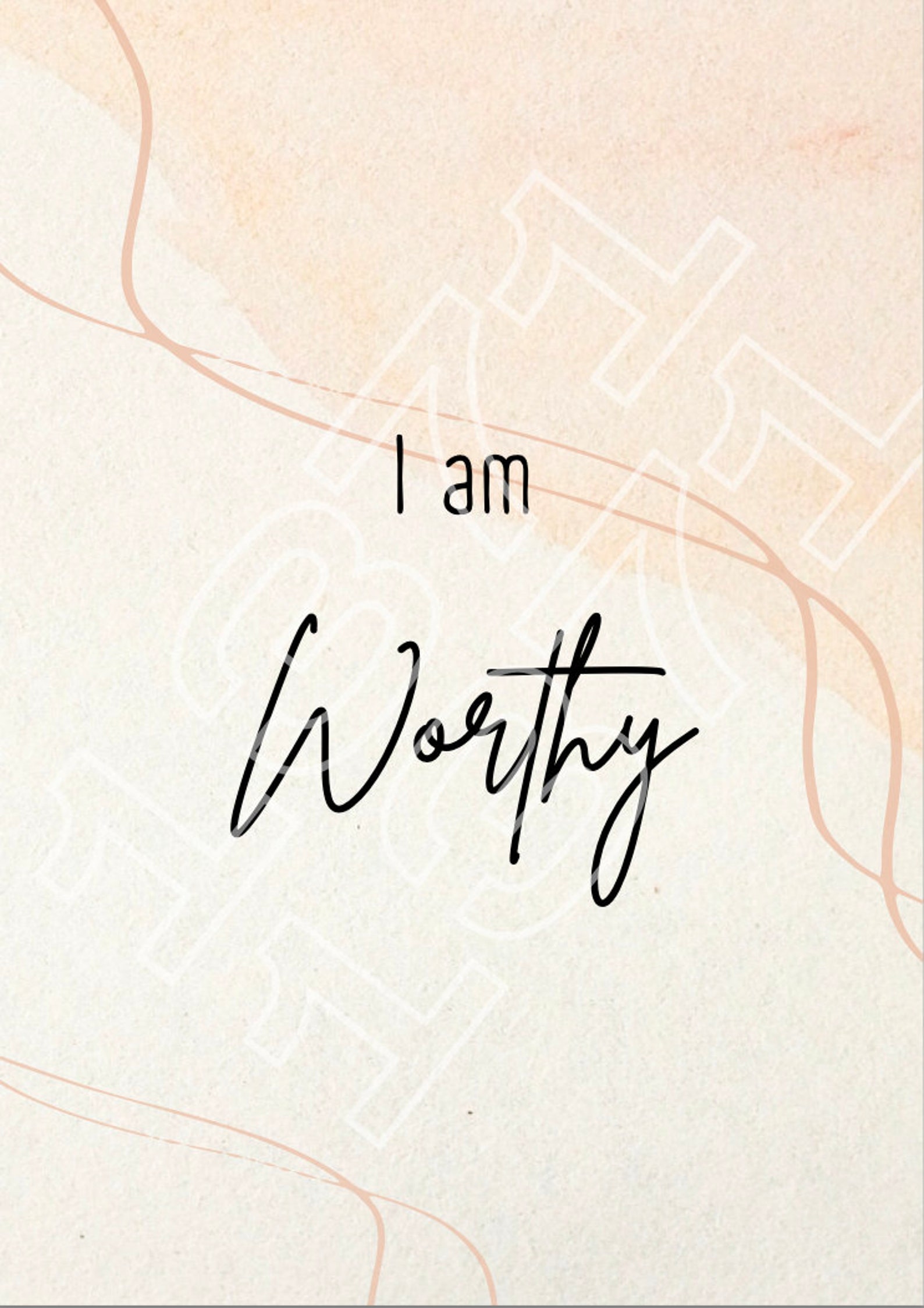 25 Affirmation Cards Printable, Affirmation Cards Digital, Vision Board ...