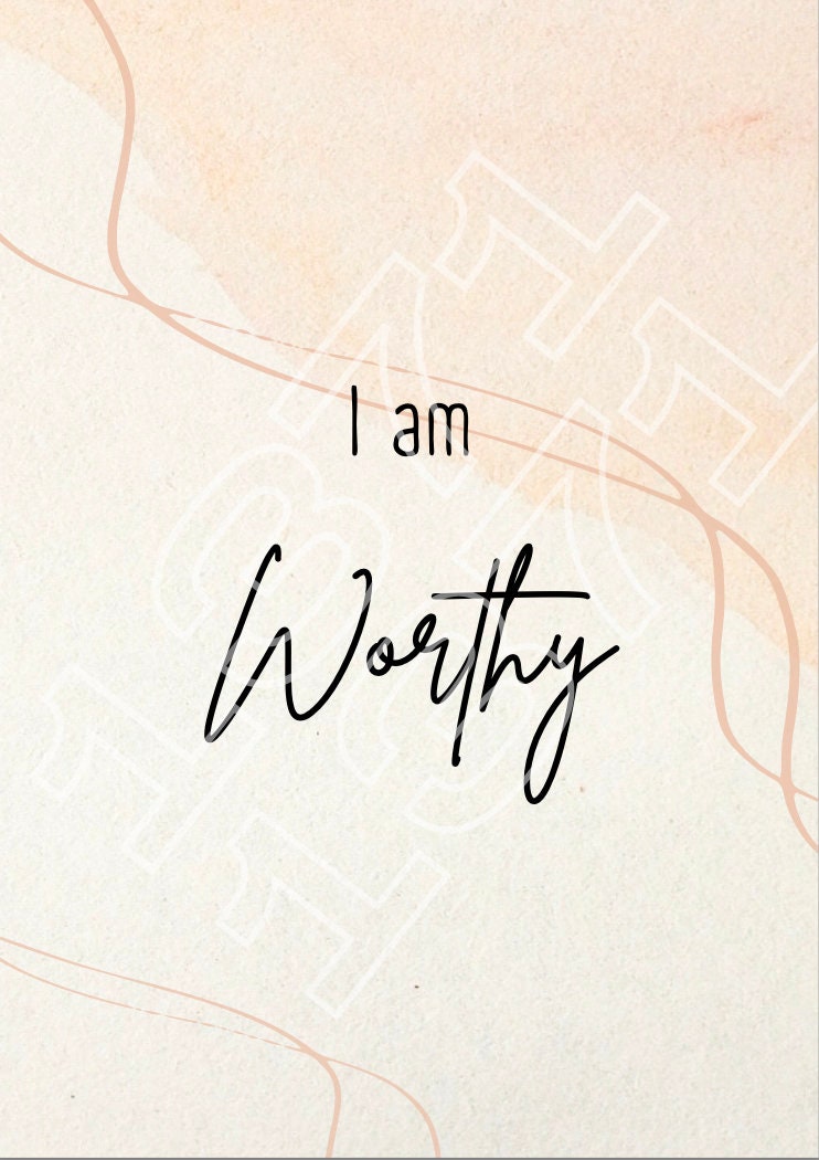 25 Affirmation Cards Printable, Affirmation Cards Digital, Vision Board ...