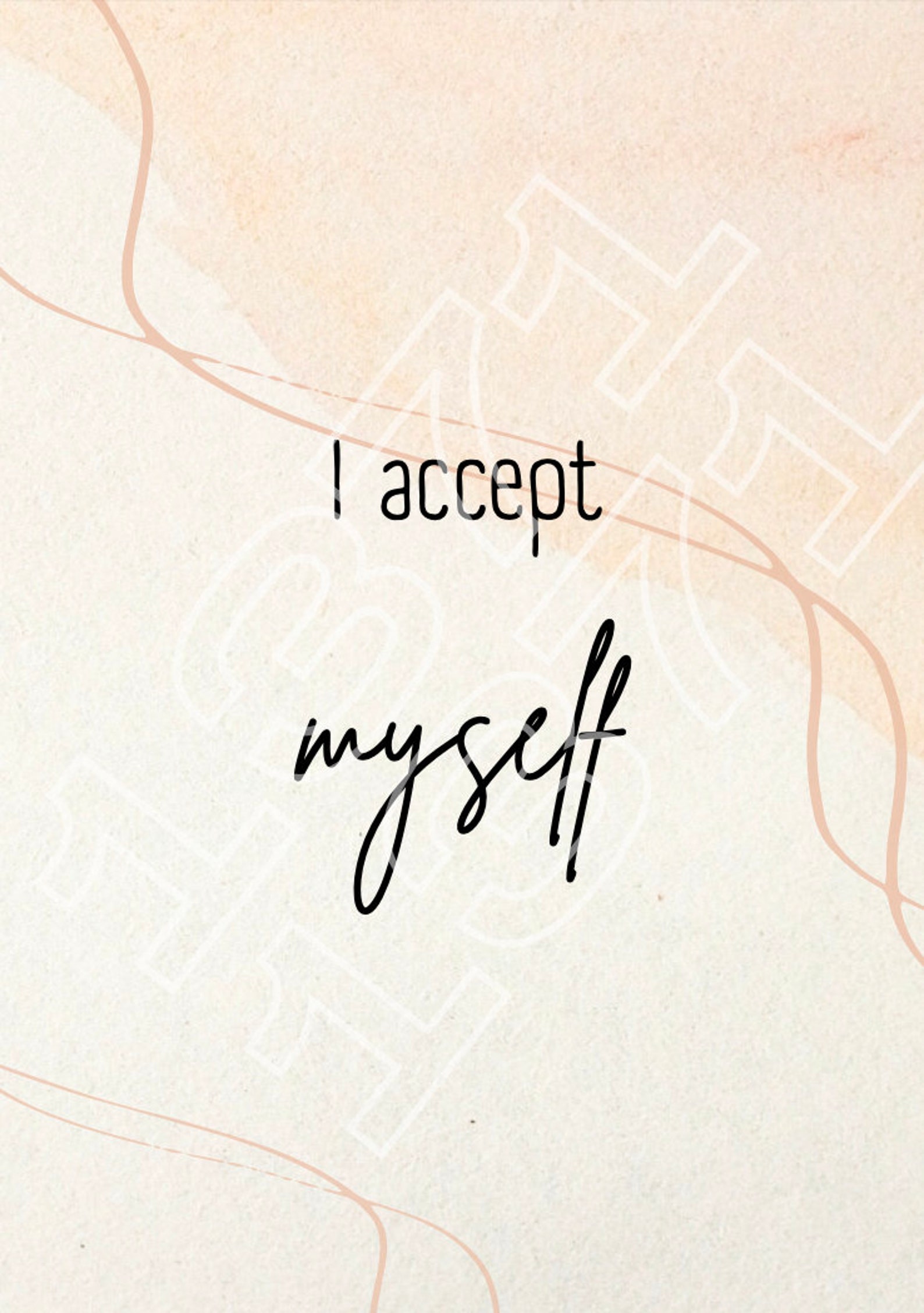 25 Affirmation Cards Printable, Affirmation Cards Digital, Vision Board ...