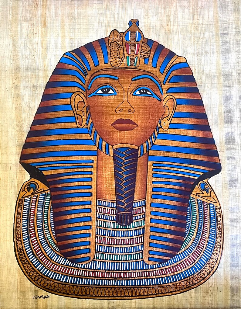 Framed Egyptian Papyrus Art, Egyptian Art, Egyptian Decor, Ancient ...