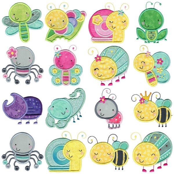 Bug Applique - Etsy