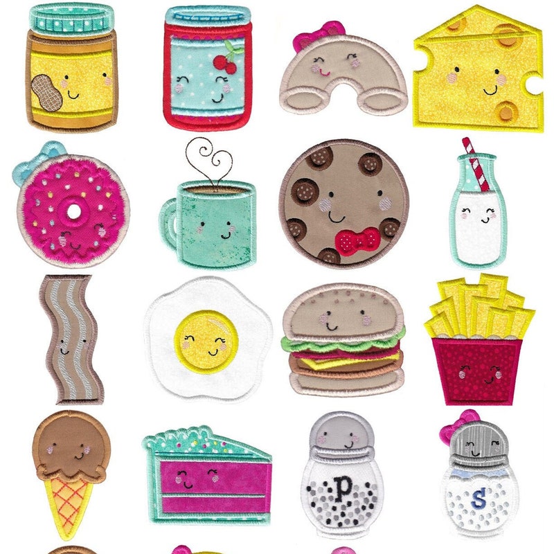 Food Applique - Etsy