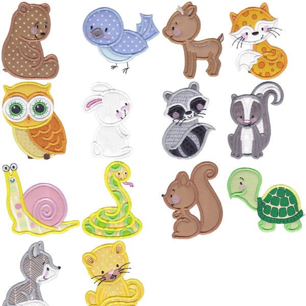 Animal Applique - Etsy