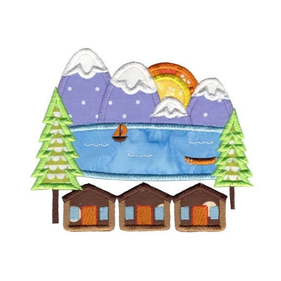 Embroidery Sewing & Needlecraft Summer Camp Embroidery Design 4x4 5x7 ...