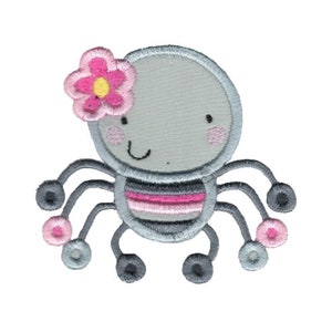 Applique Girl Spider Embroidery Design 4x4 5x7 6x10 8x8 Sizes Included ...