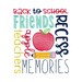 Back to School Subway Art - Machine Embroidery Design - 5x7 6x10 8x8 ...