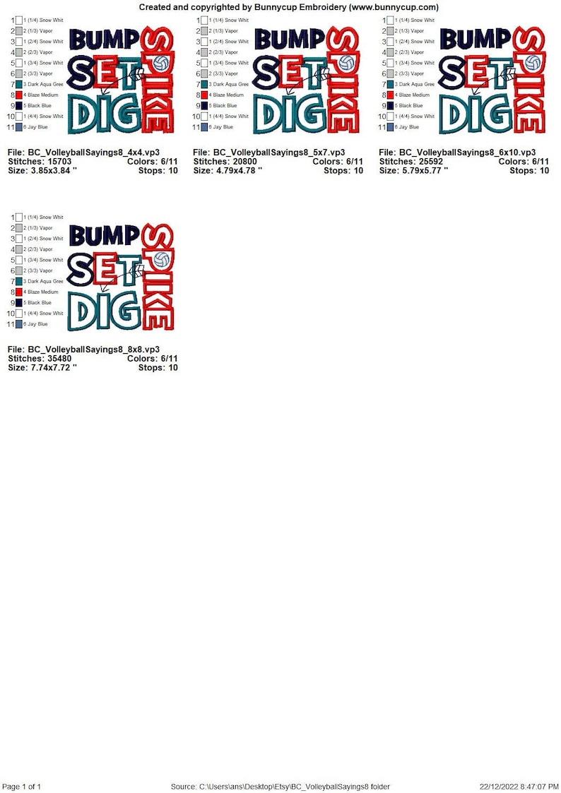 Bump Set Dig Spike Applique Machine Embroidery Design 4x4 - Etsy