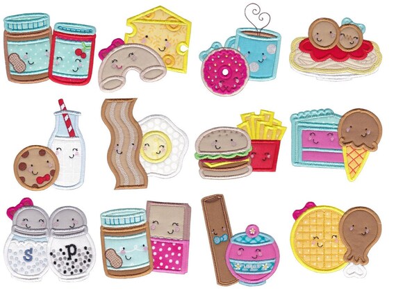 Cooking Applique Designs