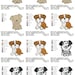 Dog Breeds - 12 Machine Embroidery Designs - 2, 3, 4 & 5 Inch Sizes ...