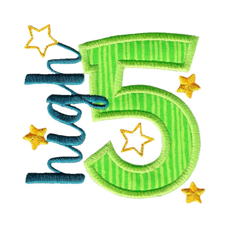 High Five Machine Embroidery Design 4x4 5x7 6x10 8x8 Sizes - Etsy