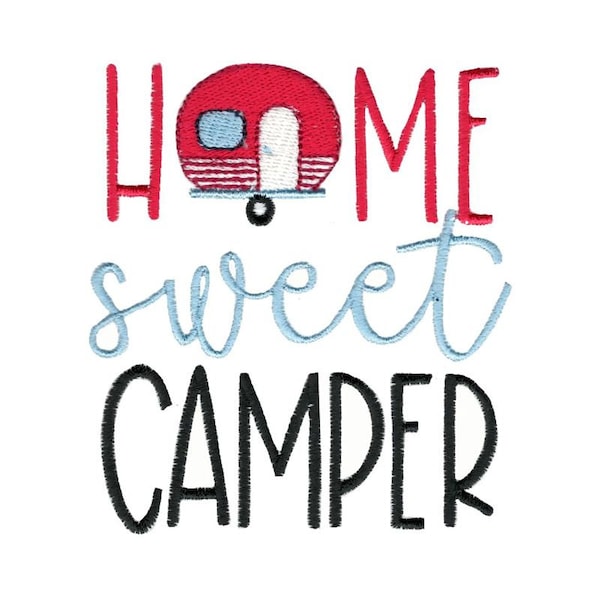 Camper Embroidery - Etsy
