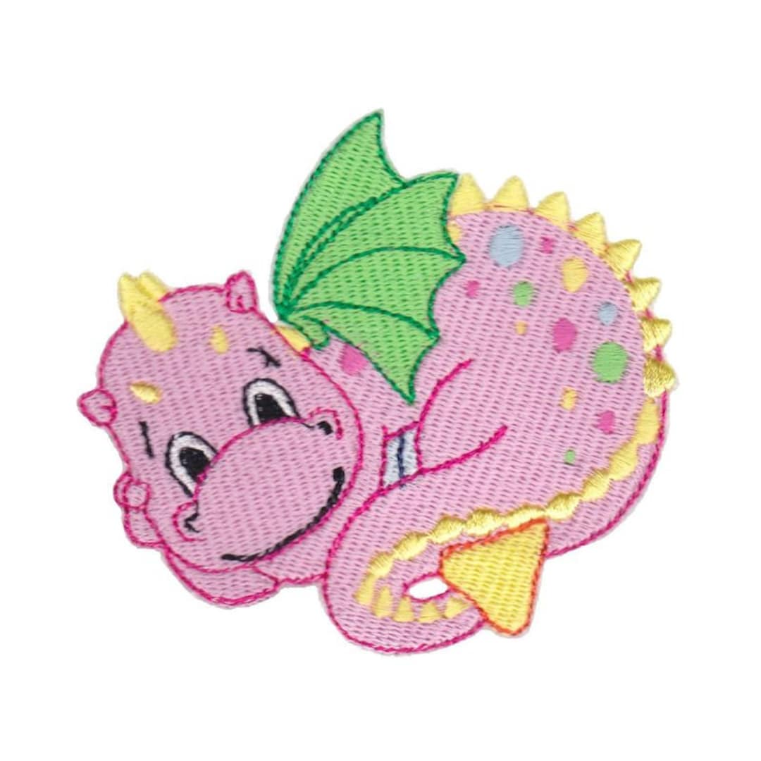 Baby Dragon Design 12 Filled Stitch Machine Embroidery Design 4x4 5x7 ...