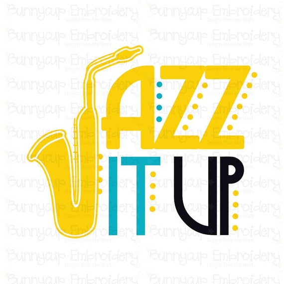 Music SVG Jazz Clipart and SVG Personal and Small - Etsy