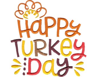 Happy Thanksgiving Machine Embroidery Design Autumn Pumpkin - Etsy