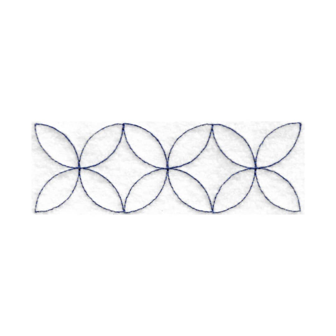 Four Flower Petal Quilt Sashing Embroidery Design - Multiple Sizes Included - E2E Quilt Block ...