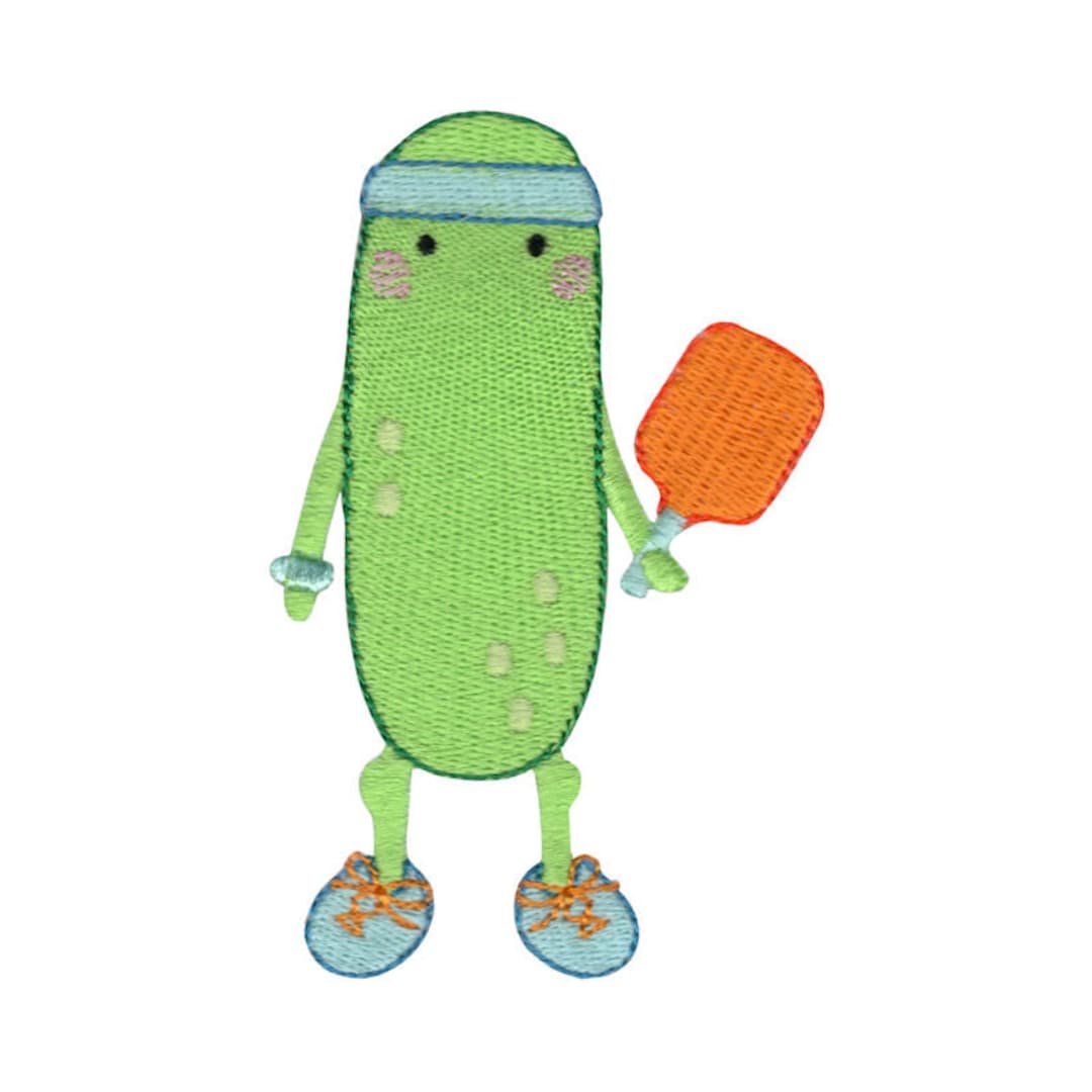 Boy Pickle Embroidery Design 4x4 5x7 Sizes Included Pickleball ...
