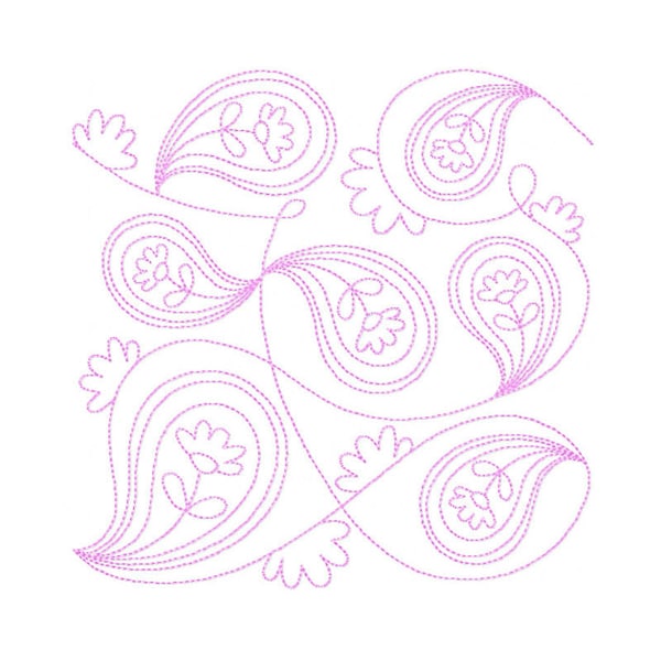 Paisley Embroidery - Etsy