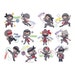 Ninja 12 Different Filled Stitch Machine Embroidery Designs 4x4 5x7 - Etsy