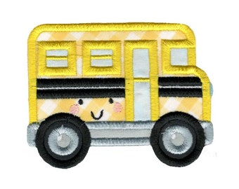 School Bus Embroidery Design. Mini School Bus. Back to School. - Etsy