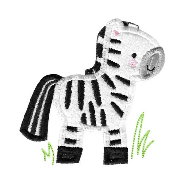 Zebra Applique - Etsy