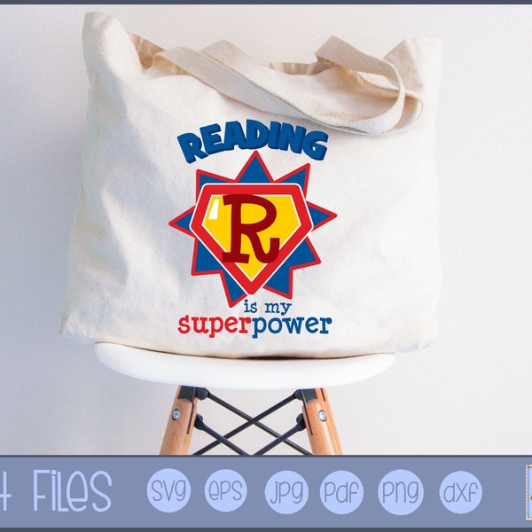 Reading is My Superpower - Etsy
