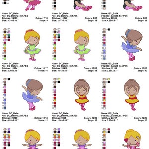 Ballet - 13 Machine Embroidery Designs - Multiple Sizes Included ...