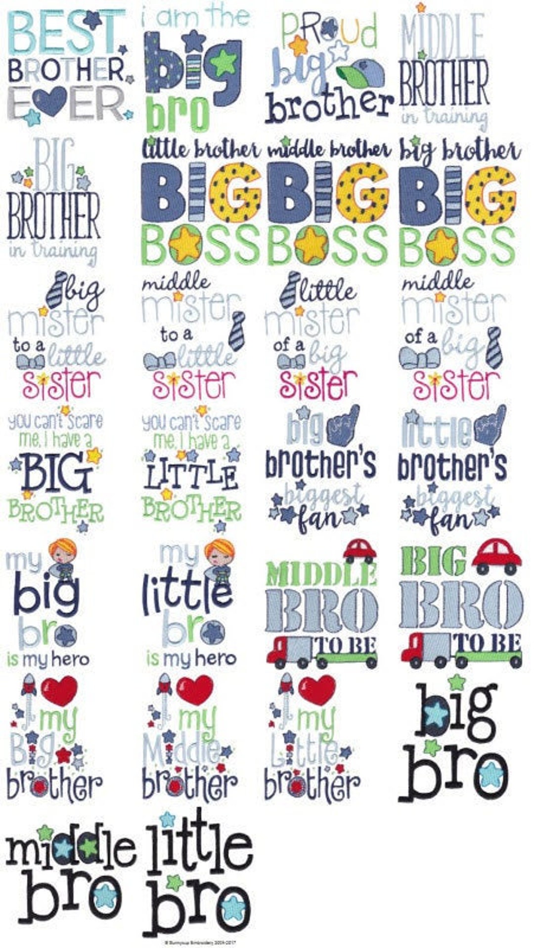 My Brother 26 Different Filled Stitch Machine Embroidery Designs 4x4 ...