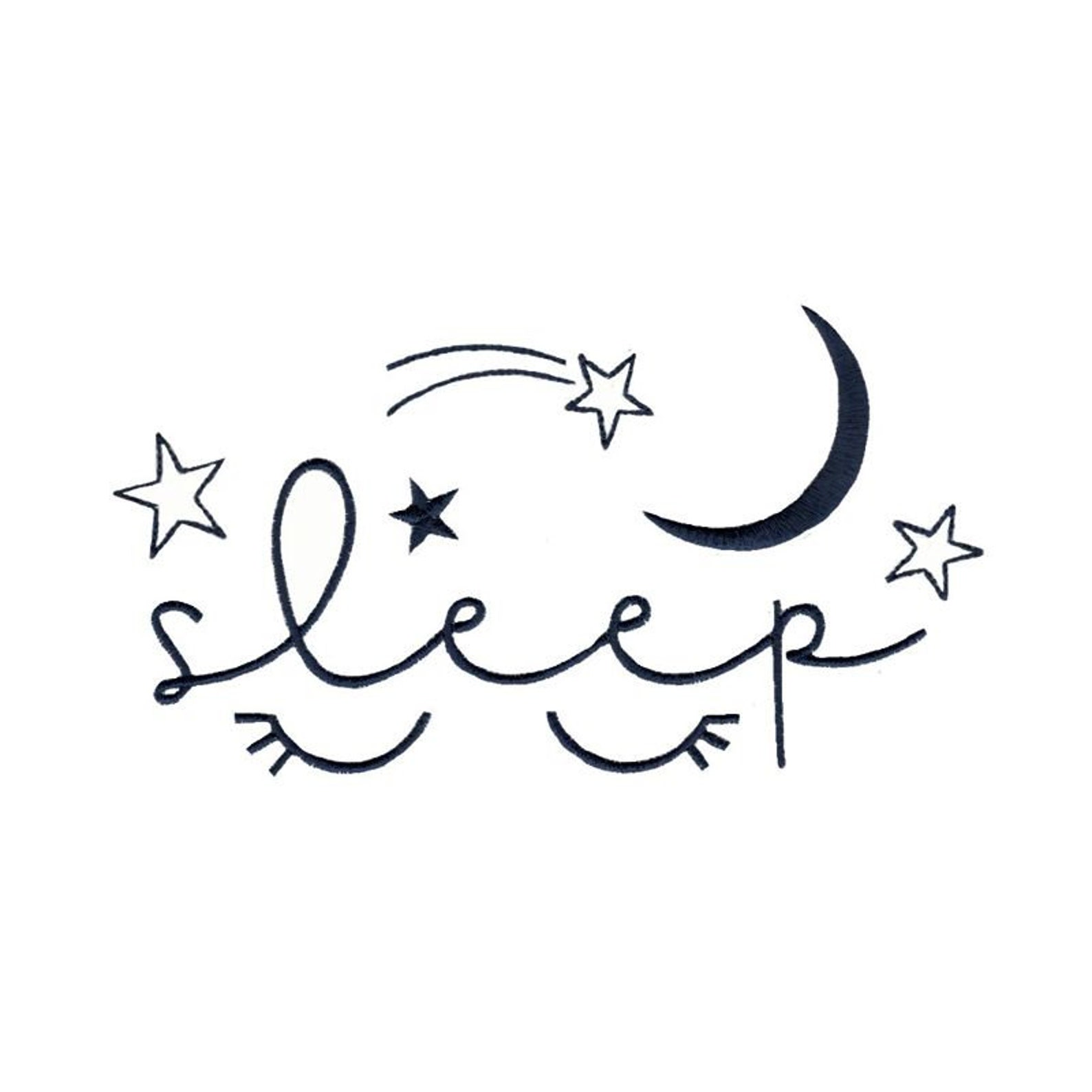 Sleep Machine Embroidery Design 4x4 5x7 6x10 8x8 Sizes Included Sleep ...