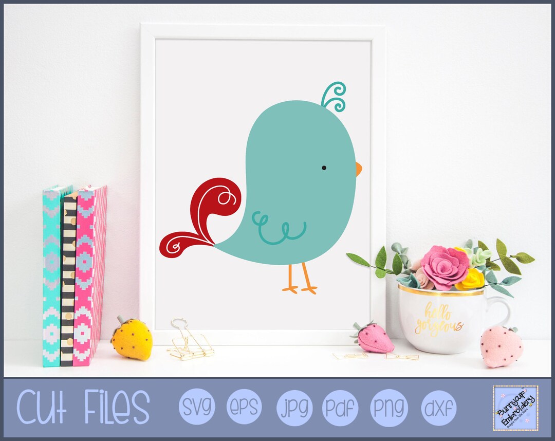 Tweet Thing 1 SVG - Personal and Small Business Use - Cute Bird SVG ...