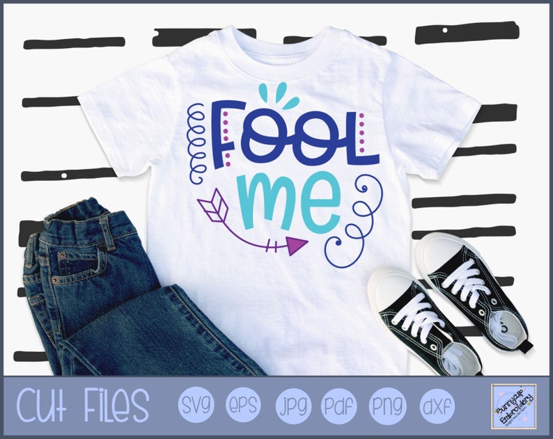 Fool Me SVG Clipart and SVG File Personal and Small - Etsy