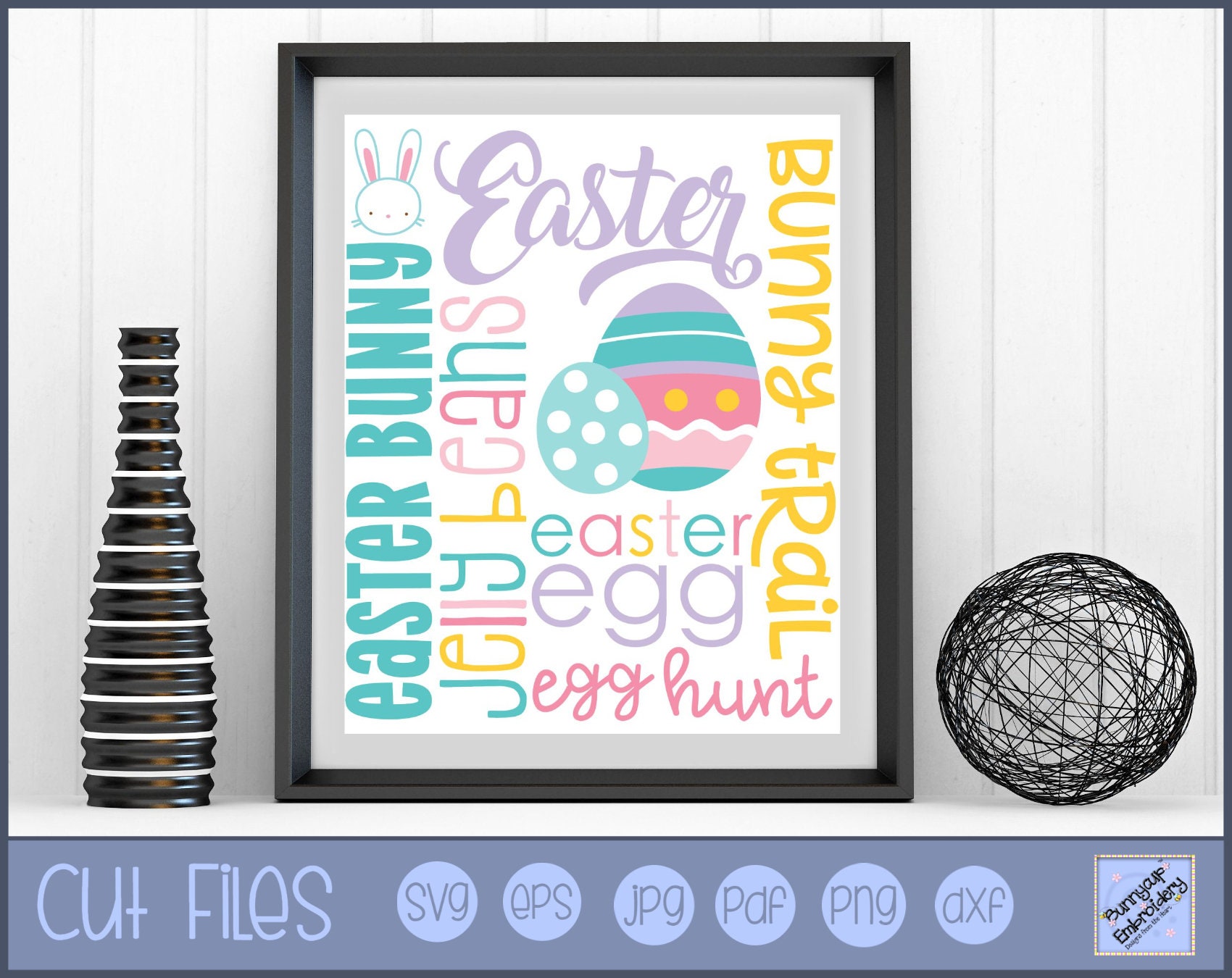 Easter Subway Art SVG Personal and Small Business Use - Etsy
